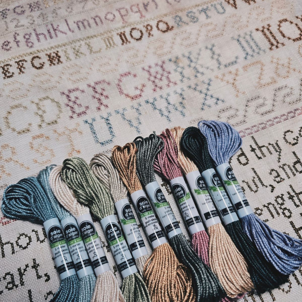 Frances Cole 1782 Sampler Paper Chart – The Wishing Thorn