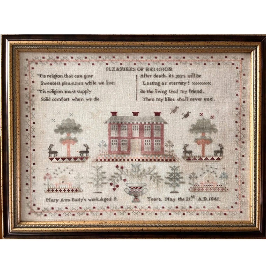 The Wishing Thorn, Reproduction Sampler Patterns & Cross Stitch Design