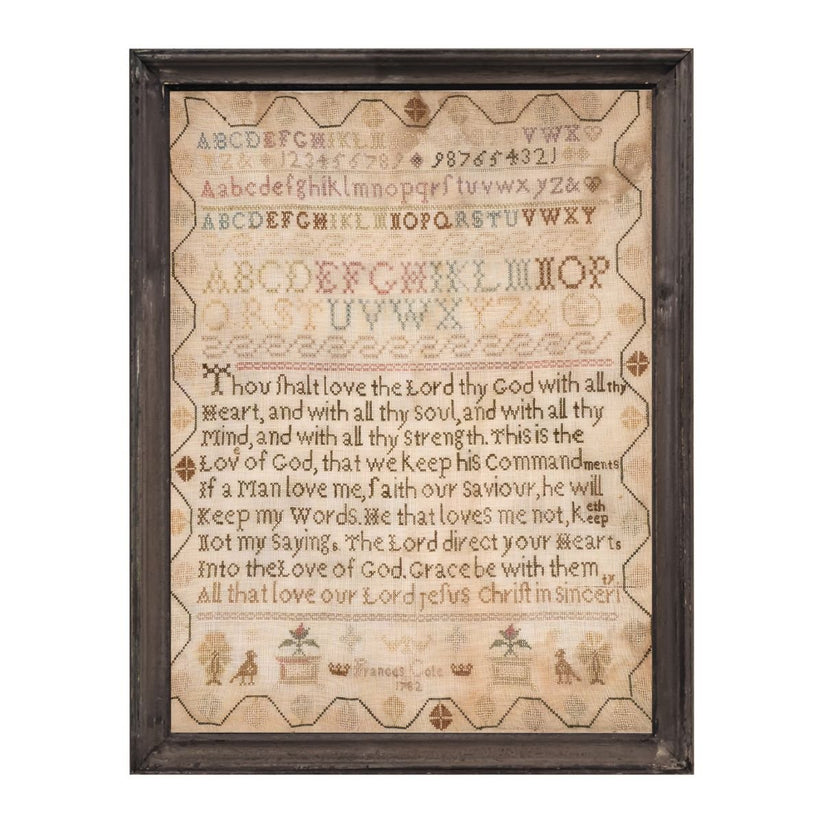 Frances Cole 1782 Sampler Paper Chart – The Wishing Thorn