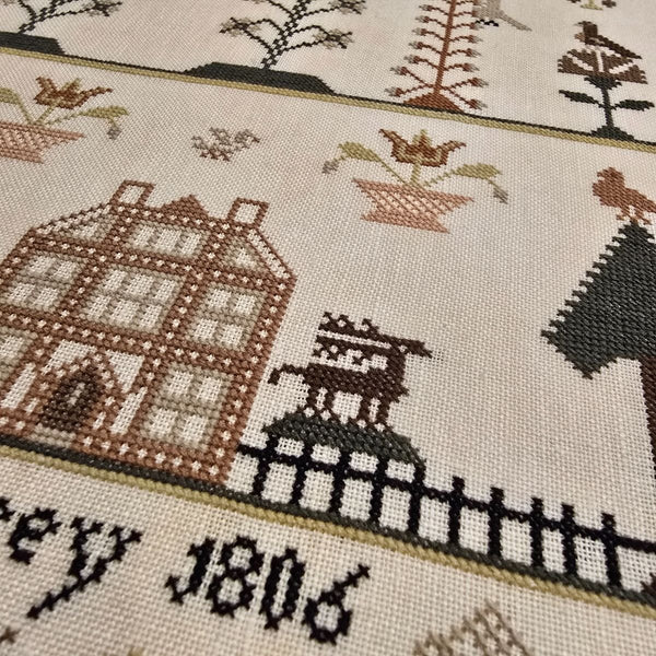 Sarah Flear Sampler 1806 Paper Chart – The Wishing Thorn
