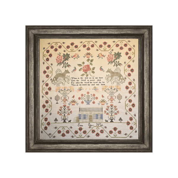 Selina Ellis 1860s Sampler Paper Chart – The Wishing Thorn