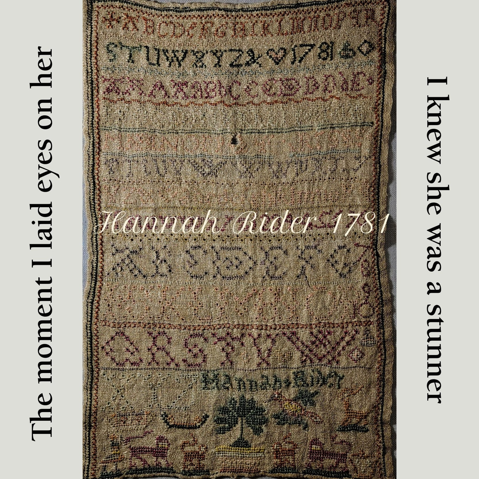 Hannah Rider 1781 Sampler Pattern PDF – The Wishing Thorn