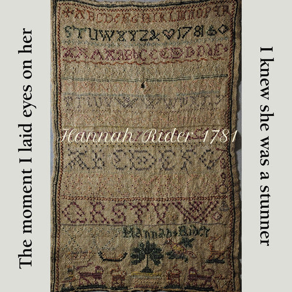 Hannah Rider 1781 Sampler Pattern PDF – The Wishing Thorn
