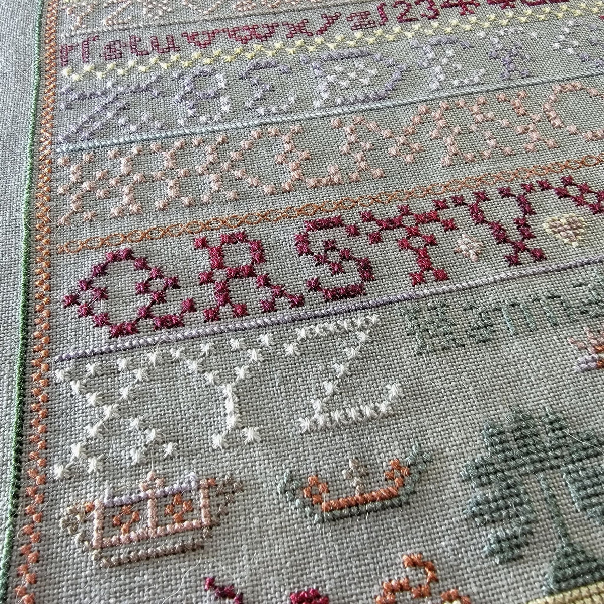 Hannah Rider 1781 Sampler Pattern PDF– The Wishing Thorn
